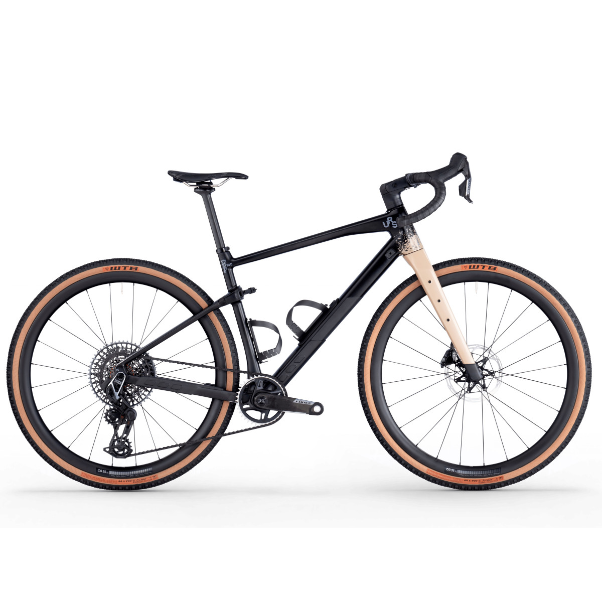 BMC UnReStricted 01 One Gravel dviratis | Carbon Black - Marrone | Velonova